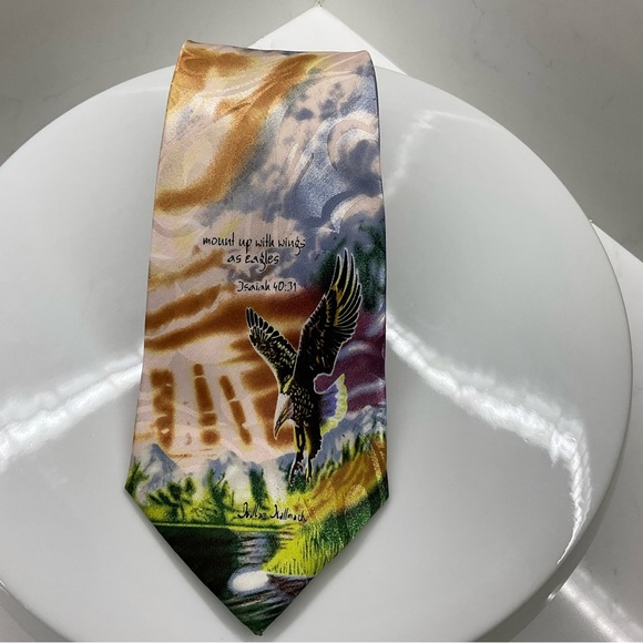 Gospitality | Accessories | Christian Scripture Tie Isaiah 43 Mount Up ...